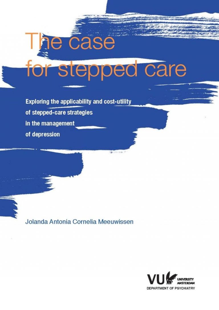 The case for stepped care - Trimbos-instituut