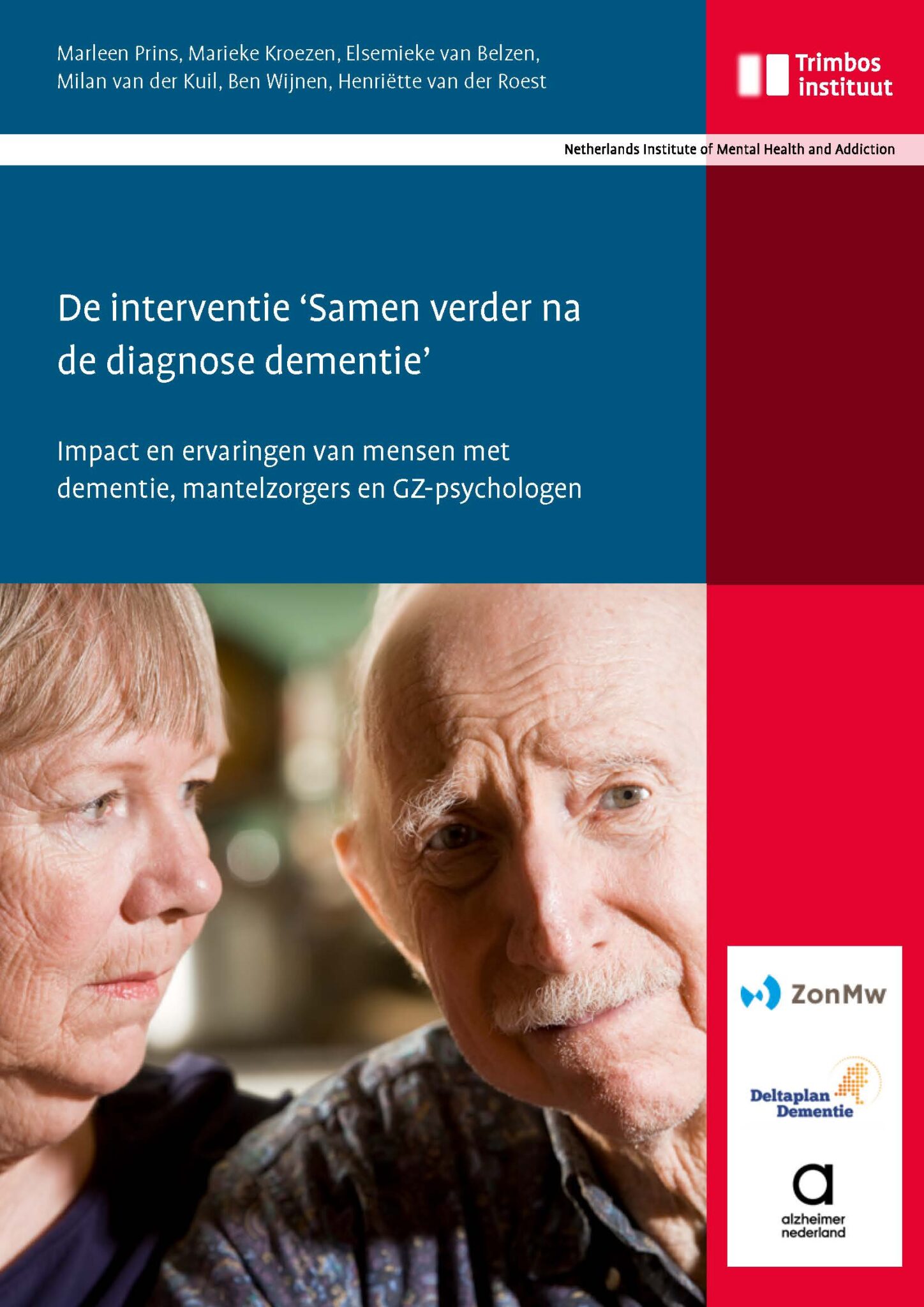 De interventie ‘Samen verder na de diagnose dementie’ - Trimbos-instituut