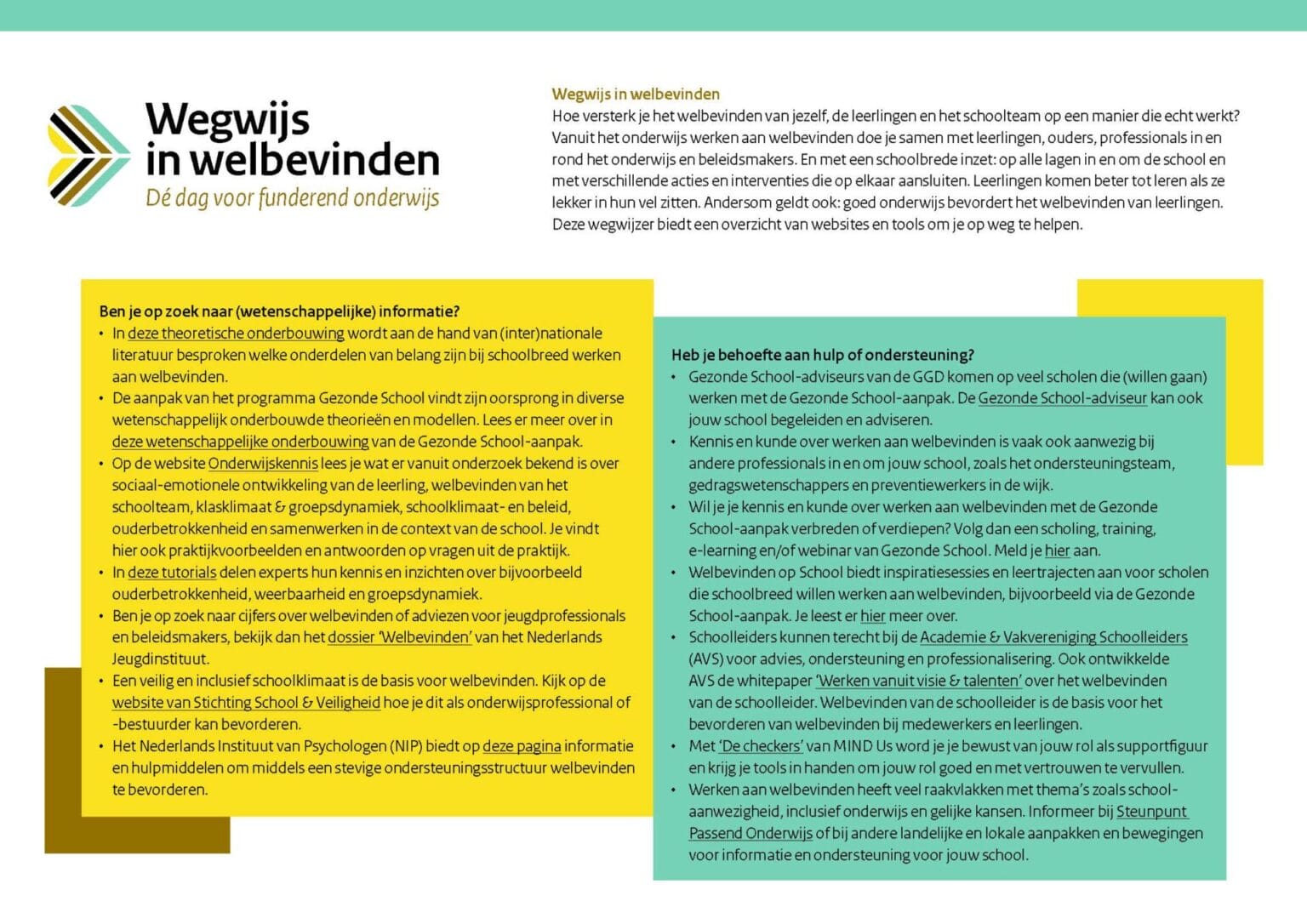 Wegwijs in welbevinden - Trimbos-instituut